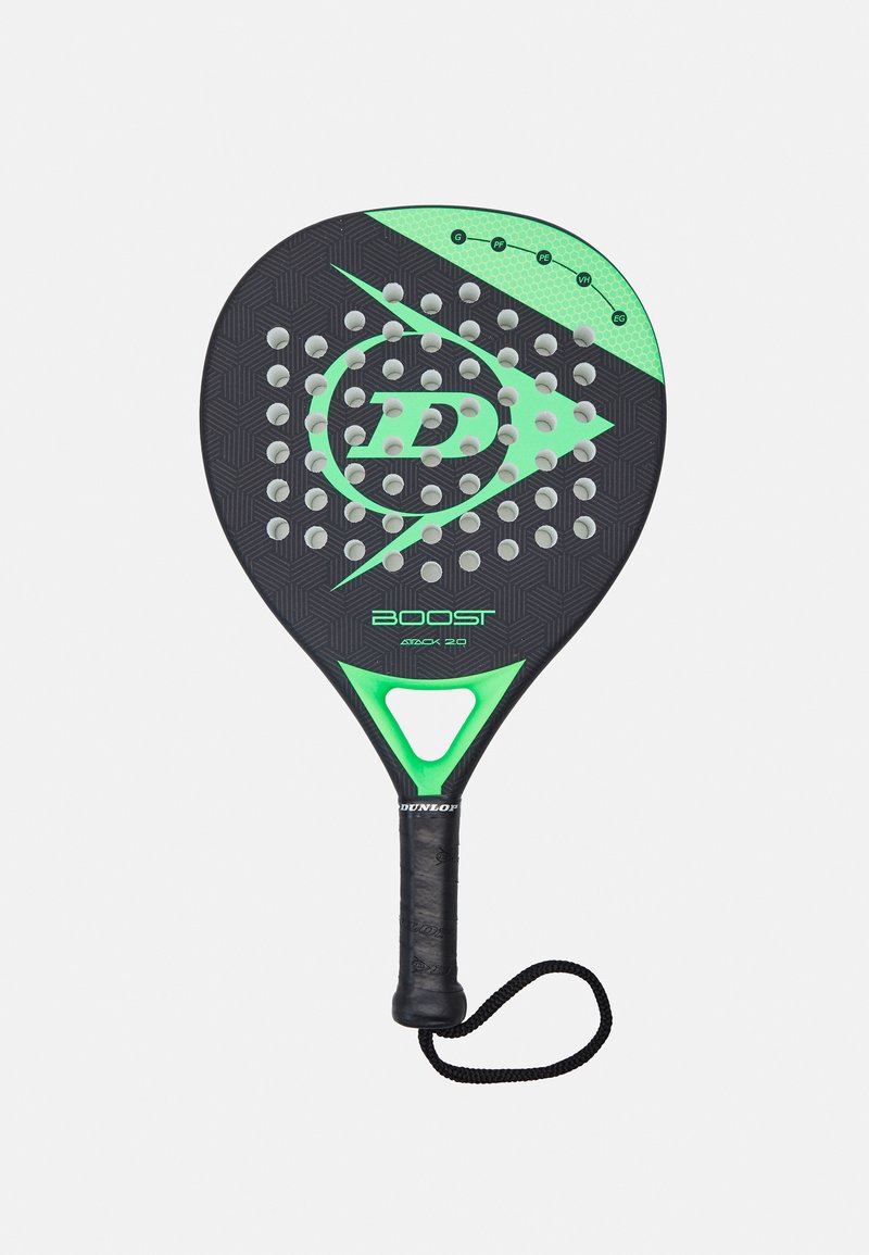 Dunlop BOOST ATTACK UNISEX - Padel racket - black/green/black - Zalando.ie