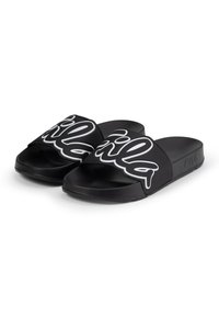 Fila FOOTWEAR SCRITTO - Slip-ins - black white/svart - Zalando.se
