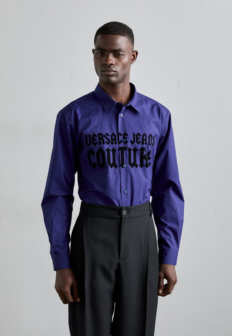 Versace Jeans Couture GOTH - Shirt - steel blue/blue - Zalando.ie