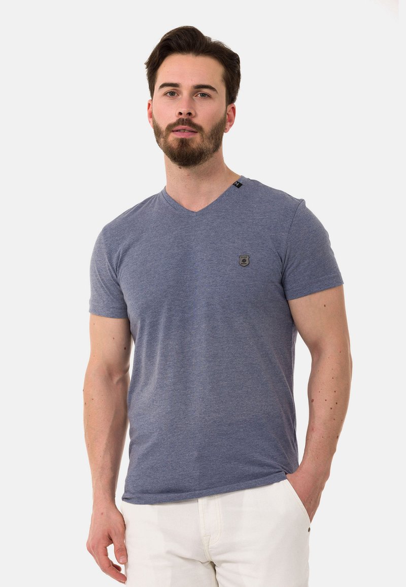 Cipo & Baxx T-Shirt basic - blue/blau - Zalando.de