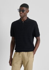 Antony Morato SWEATER REGULAR FIT - Polo shirt - black - Zalando