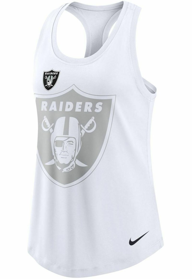 Nike Performance NFL RACERBACK LAS VEGAS RAIDERS - Top - white/weiß ...