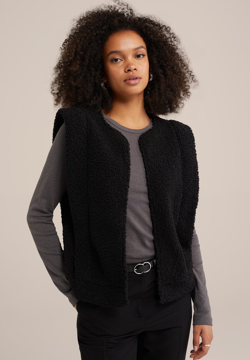WE Fashion Weste - black/schwarz - Zalando.ch