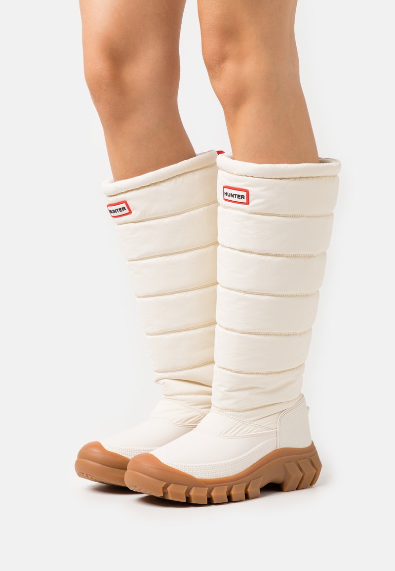 Hunter ORIGINAL WOMENS INTREPID TALL - Bottes de neige - white willow ...