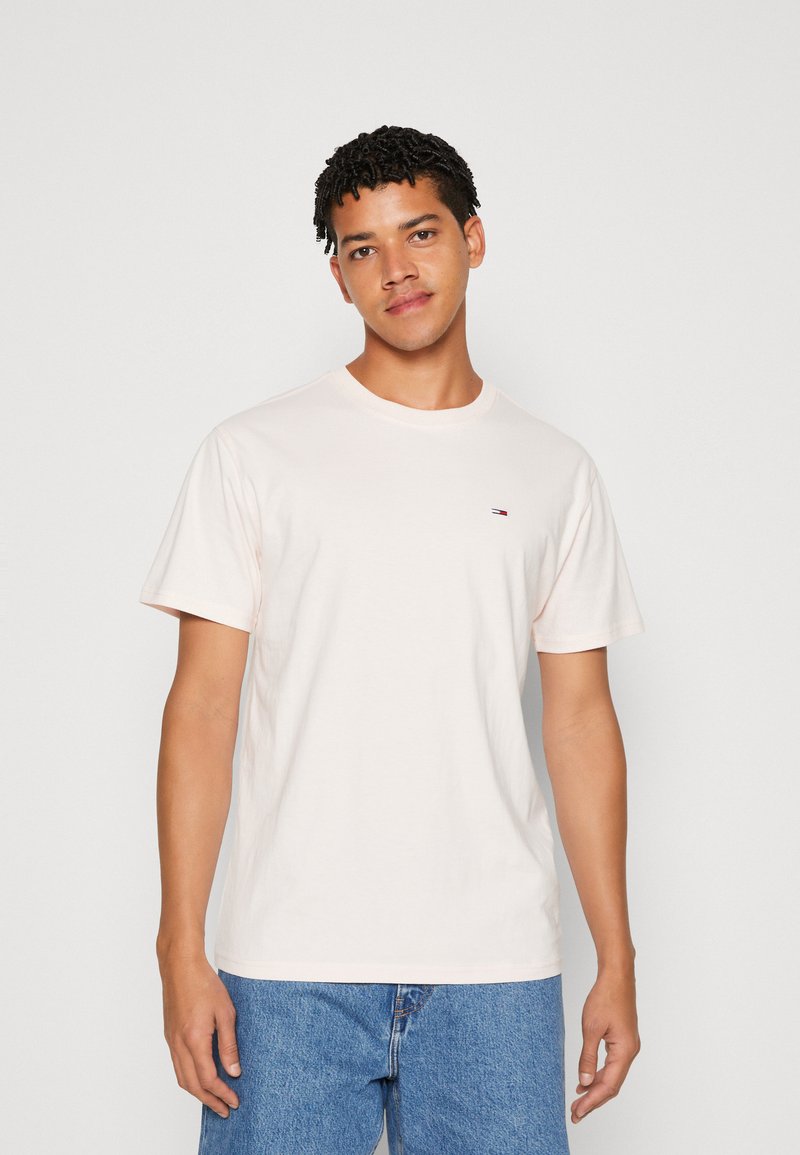 Tommy Jeans SOLID TEE - T-Shirt basic - faint pink/pink - Zalando.ch