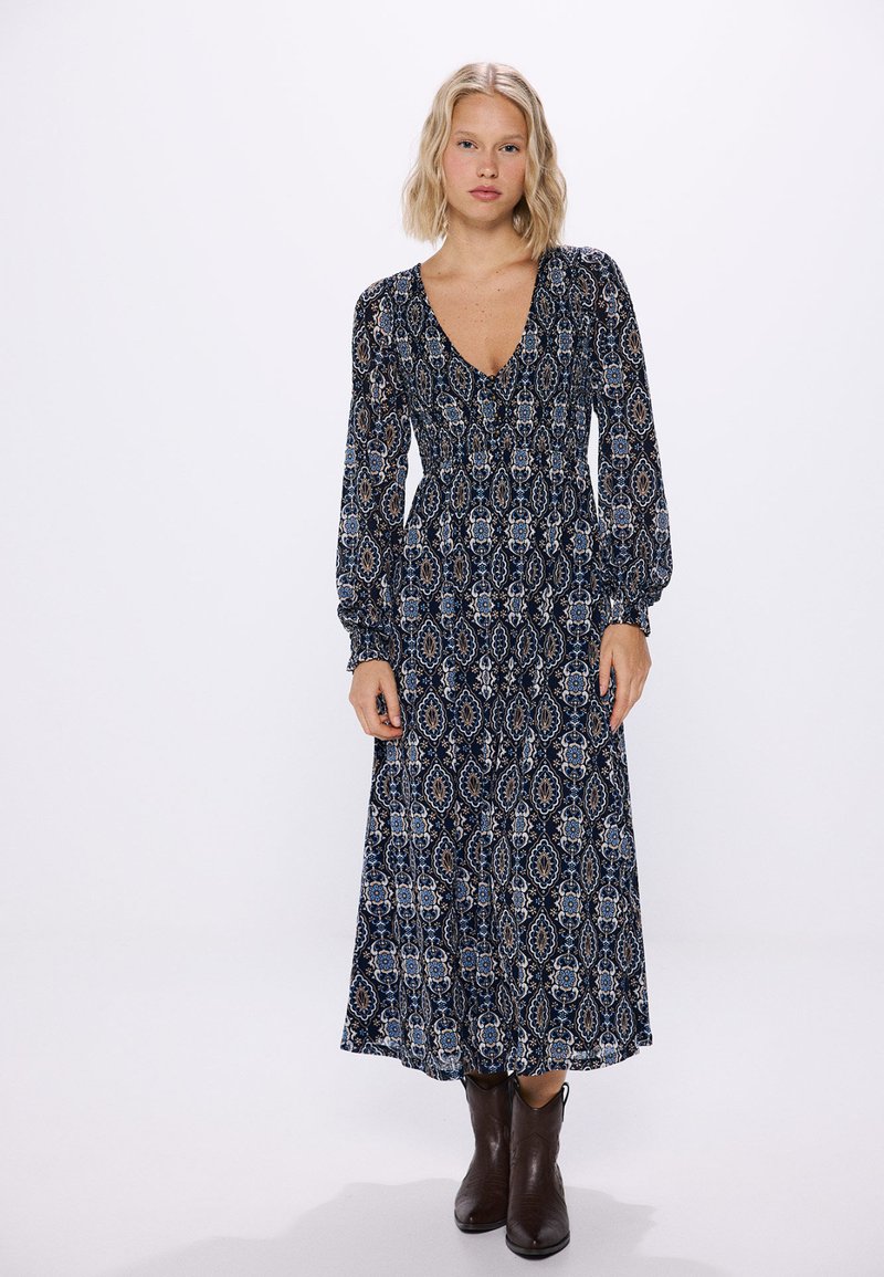 Springfield Shirt dress - blue - Zalando