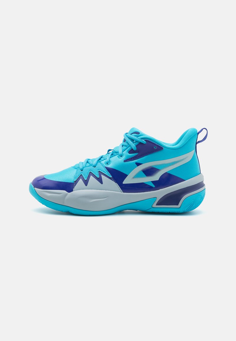 Puma GENETICS - Chaussures de basket - bright aqua/bleu clair - ZALANDO.FR