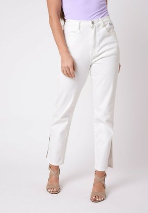 adL ELASTIC WAIST - Jeans Relaxed Fit - beige - Zalando.de