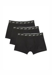 PULL&BEAR LOGO 3-PACK - Boxer alsónadrág - black/fekete - Zalando.hu