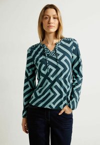 Cecil MIT PRINT - Langarmshirt - blau/petrol - Zalando.de