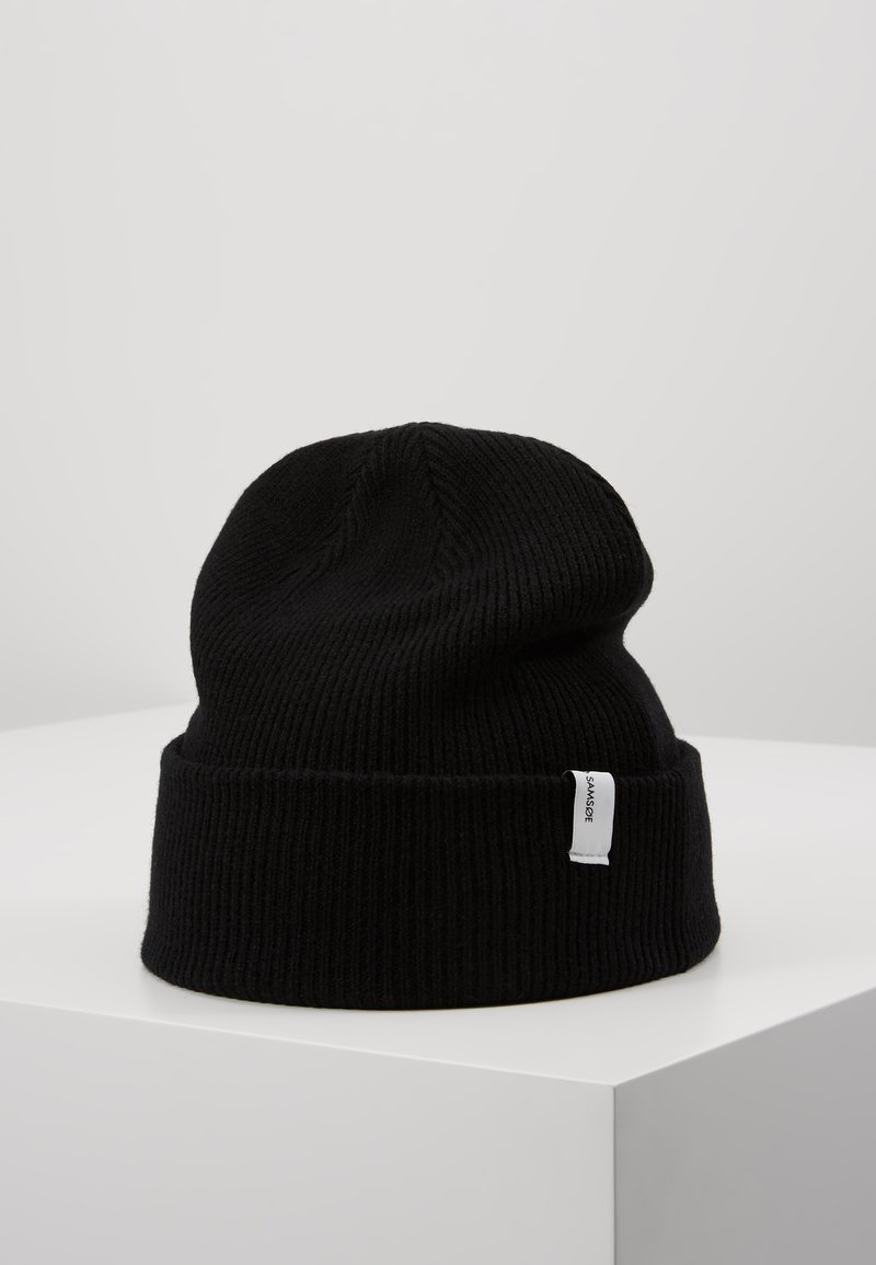 Samsøe Samsøe THE BEANIE UNISEX - Lue - black/svart - Zalando.no