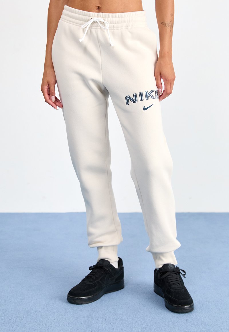 Nike Sportswear Logo Tracksuit Bottoms Light Orewood Brown White