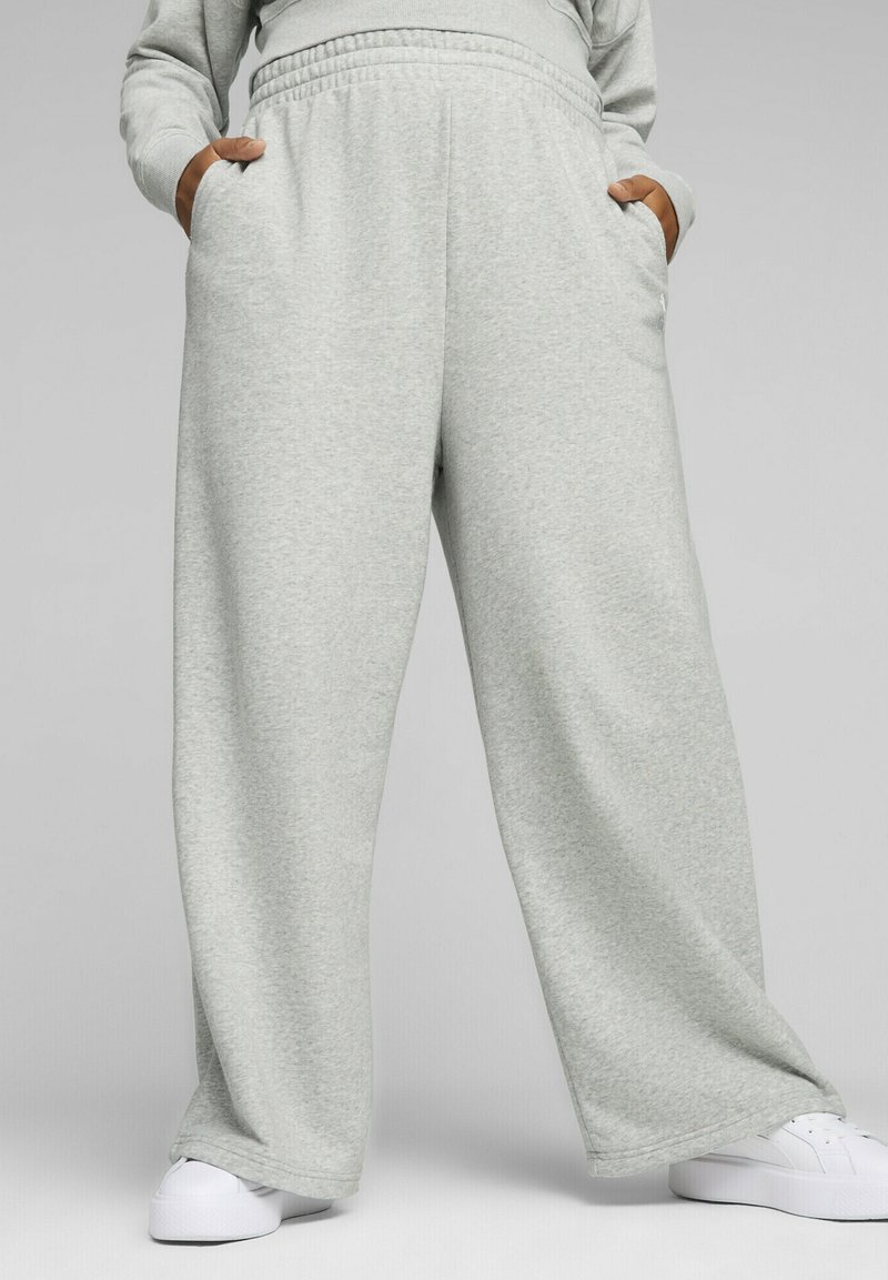 Puma Classics Relaxed Jogginghose Light Gray Heather Grau Zalando De