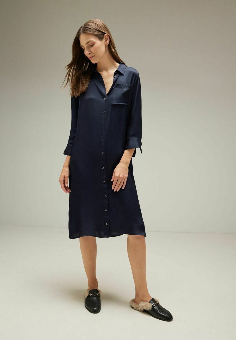 Street One Robe chemise - blau/bleu marine - ZALANDO.FR