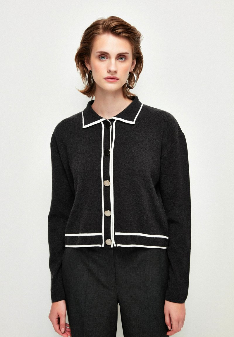 adL BUTTONED FRONT - Vest - anthracite/antraciet - Zalando.nl