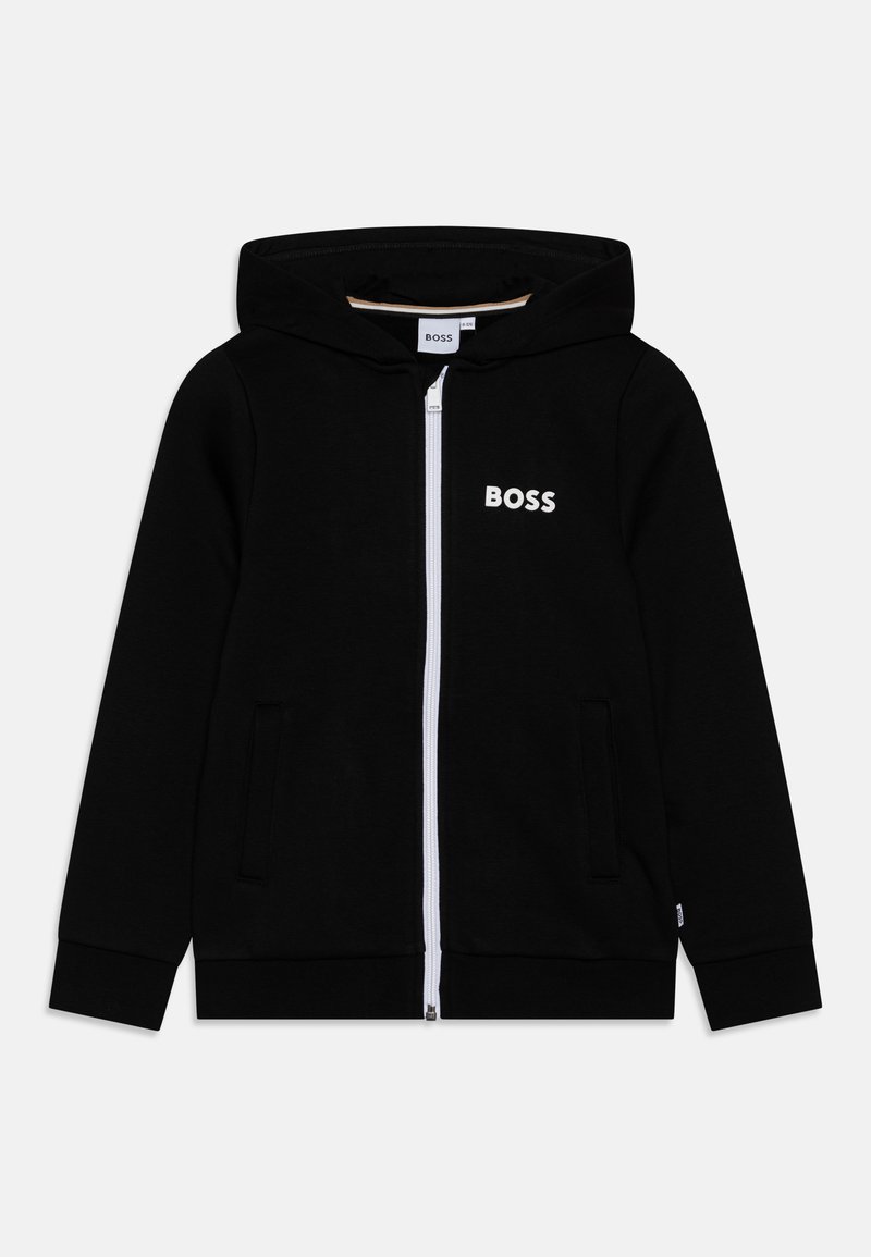 BOSS Kidswear HOODED CARDIGAN - Sweatjacke - black/schwarz - Zalando.at