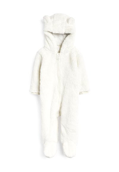 Next COSY FLEECE BEAR BABY PRAMSUIT - Strampler - grey/grau - Zalando.ch