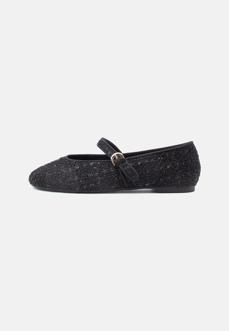 Anna Field Wide Fit Ballerinaskor med remmar - black/svart - Zalando.se