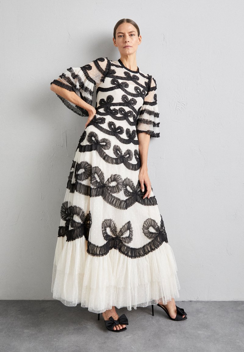 Needle & Thread INGRID GOWN - Robe de cocktail - cream/graphite/écru ...