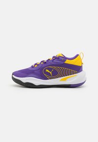 Puma PLAYMAKER PRO JR UNISEX - Basketball shoes - team violet/pelé ...