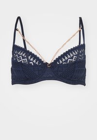 LASCANA MOLD BRA - Underwired bra - darkblue/dark blue - Zalando
