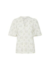 PULZ PZWILLA - Bluse - white printed/hvid - Zalando.dk