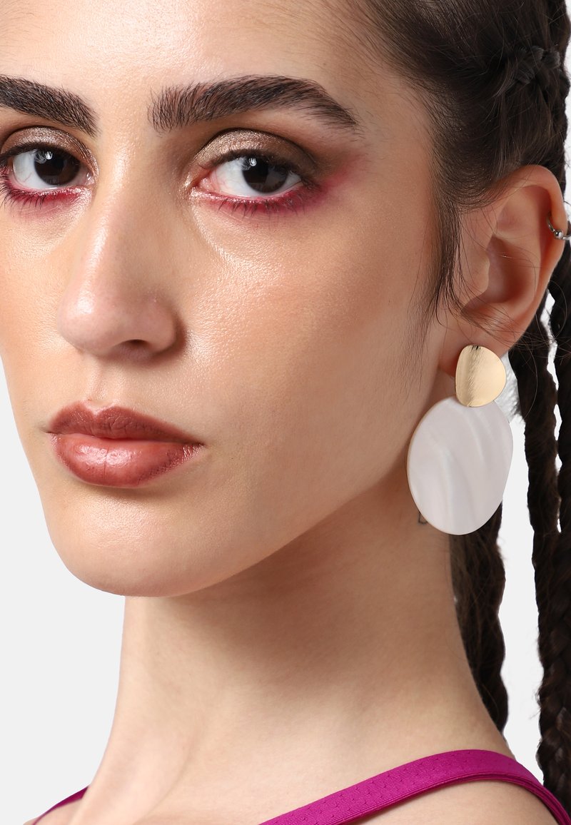 SOHI EAVAN - Ohrringe - white/weiß - Zalando.de