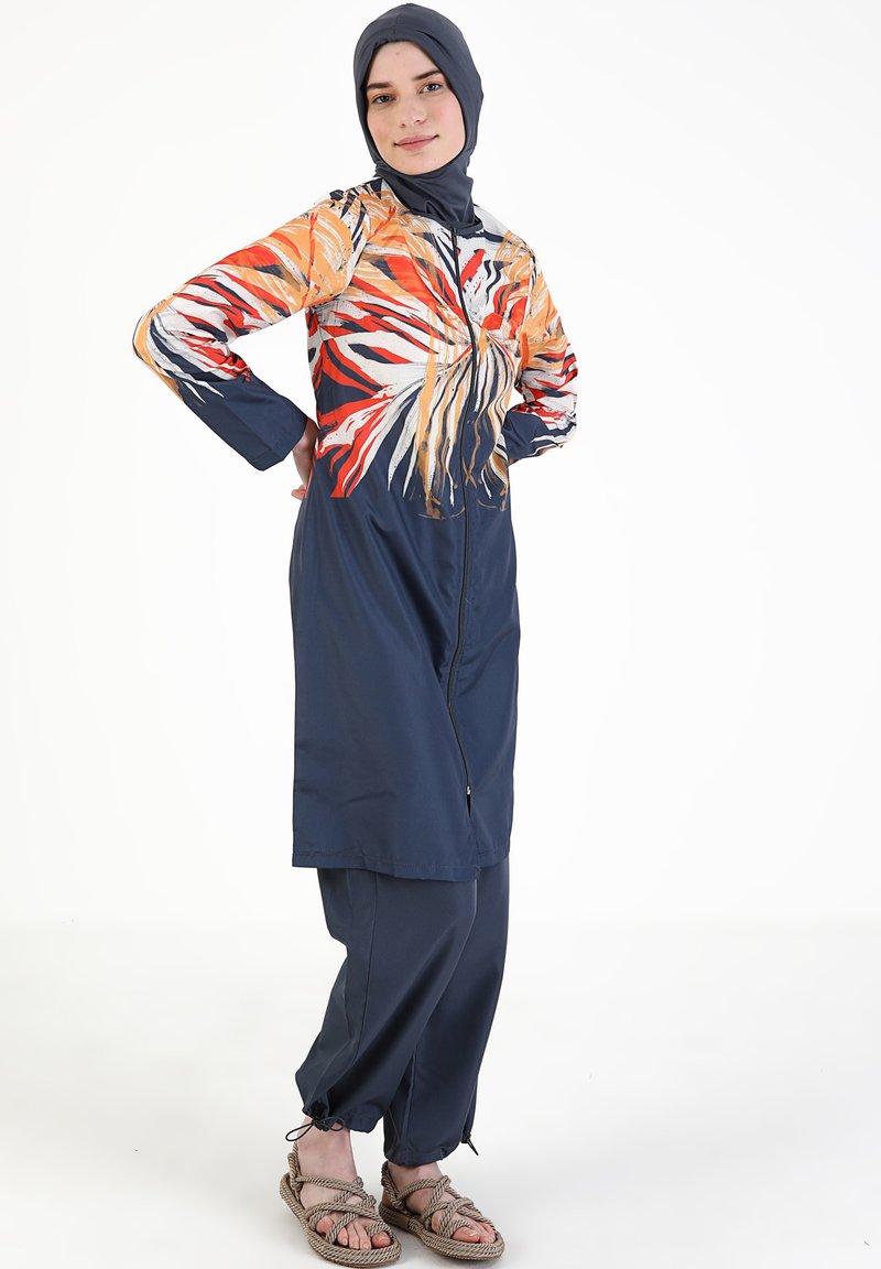 Modanisa MAYO BELLA - Swimsuit - dark blue - Zalando.ie