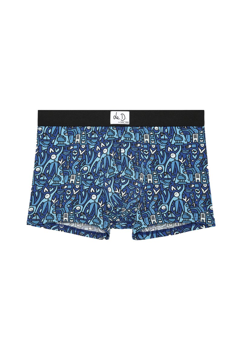 HOM RETRO - Boxers - blue print/bleu - ZALANDO.FR