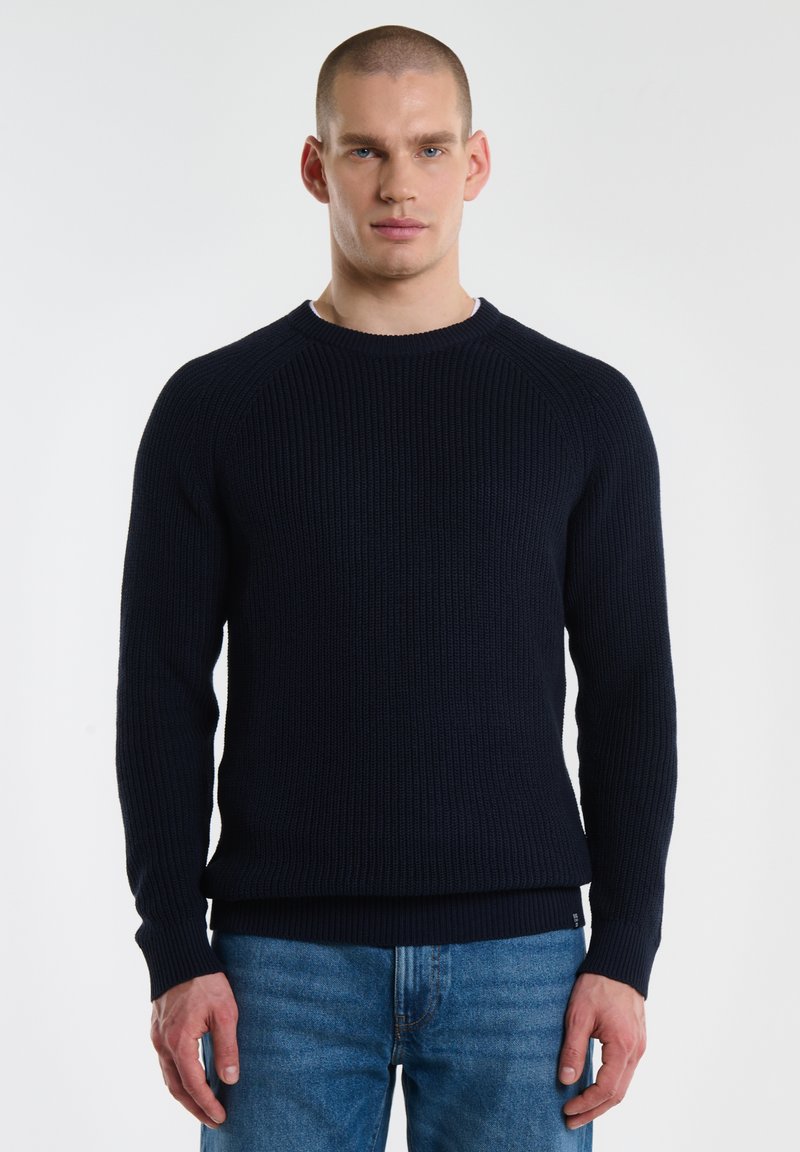 Big Star RIKONOS - Strickpullover - marine/dunkelblau - Zalando.de