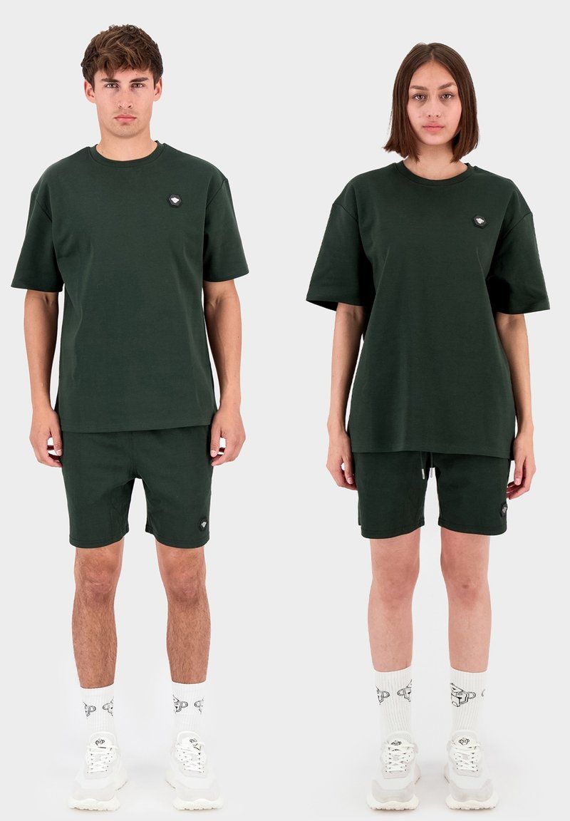 Black Bananas ESSENTIAL - Basic T-shirt - dark green - Zalando