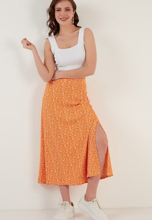 ICHI MARRAKECH - A-Linien-Rock - total eclipse dot/blau - Zalando.at