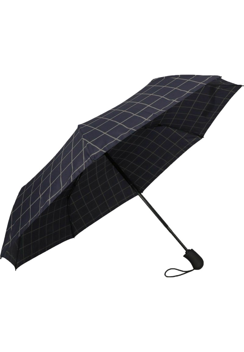 Esprit EASYMATIC - Umbrella - check blue/blue - Zalando