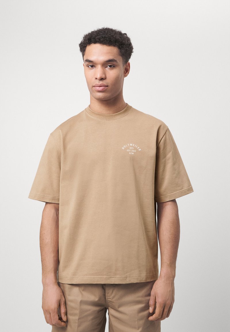Holzweiler RANGER STAMP TEE - Basic T-shirt - brown - Zalando