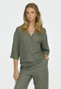 JDY Skjortebluser - mulled basil/grøn - Zalando.dk