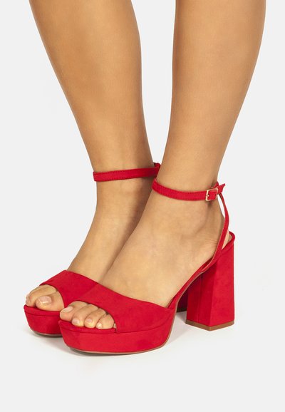 Sandales & Nu-pieds femme rouge | Tous les articles chez Zalando