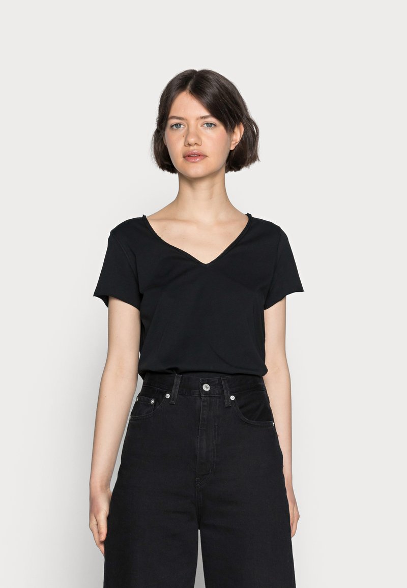 AllSaints EMELYN TONIC TEE - T-Shirt basic - jet black/schwarz - Zalando.ch