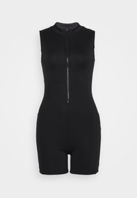 Good American COMPRESSION ZIP UP SUIT - Costume da bagno - black/nero ...