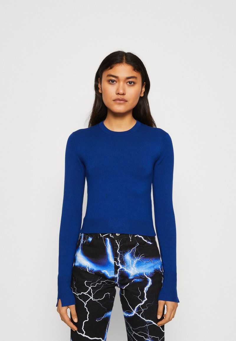 JJXX VALENTINA LS SOFT CROPPED CN - Jumper - sodalite blue/blue - Zalando