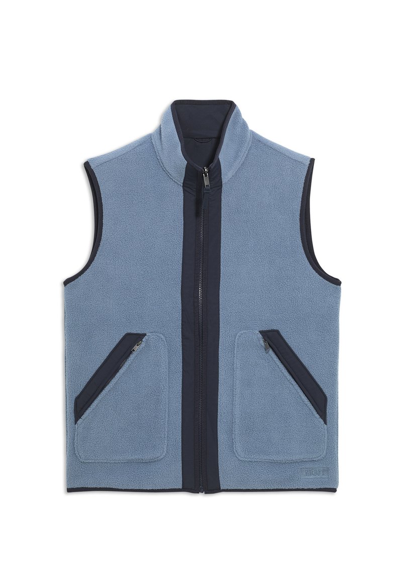 Aigle AIGLE FLEECE JACKET T-KIT - Chaleco - light blue/azul claro ...