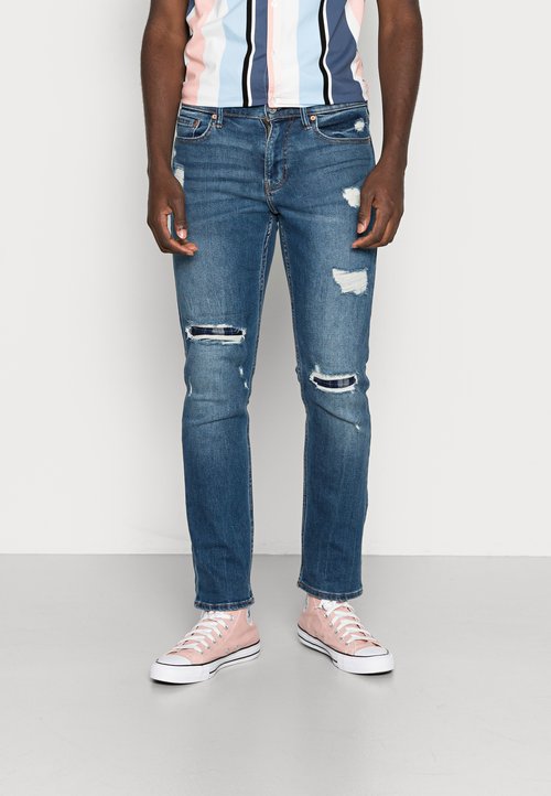 Denim Project Jeans slim fit - clear blue/blå - Zalando.no