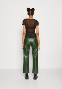 Monki Print T-shirt - black - Zalando.co.uk