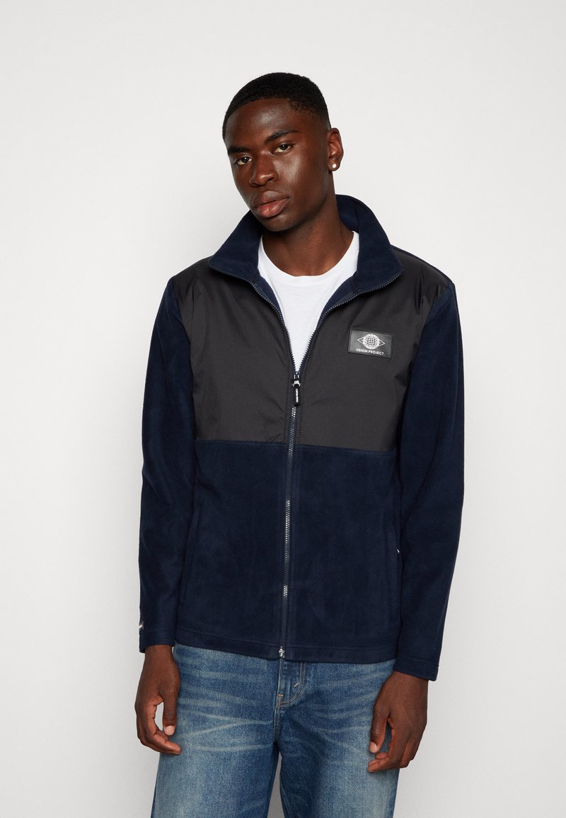 Denim Project ZIP JACKET UNISEX - Chaqueta fina - total eclipse/black ...