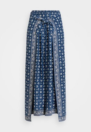 Polo Ralph Lauren SHORT SLEEVE DAY DRESS - Maxi-jurk - blue floral/blauw - Zalando.nl