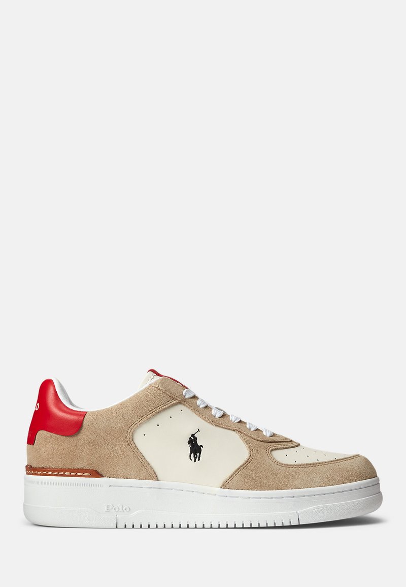 Polo Ralph Lauren MASTERS COURT TOP - Zapatillas - milkshake/red/blanco ...