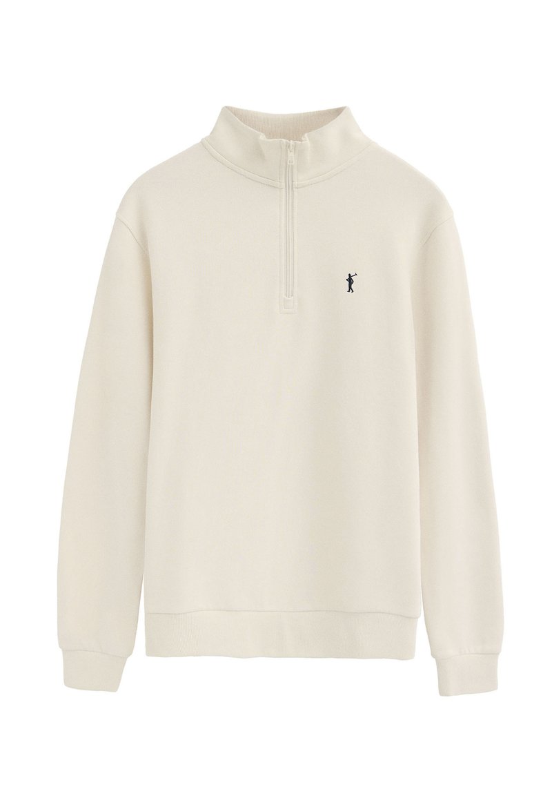 Polo Club RIGBY GO ZIPPER NECK - Sweatshirt - ecru/offwhite - Zalando