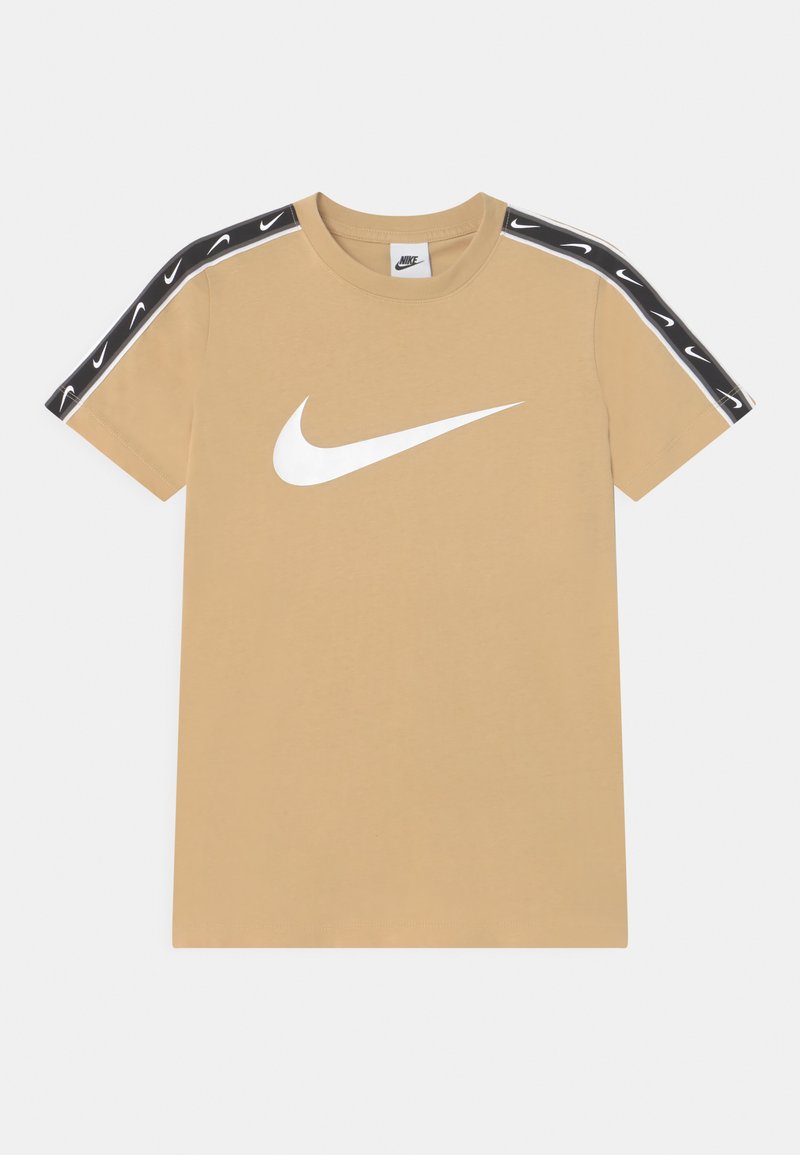 Nike Sportswear REPEAT TEE - Print T-shirt - sesame/white/taupe ...