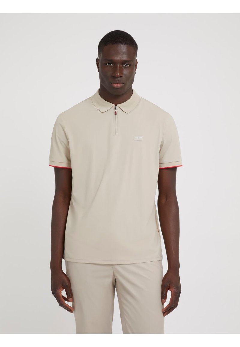 Guess TECH-STRETCH - Poloshirt - beige - Zalando.de