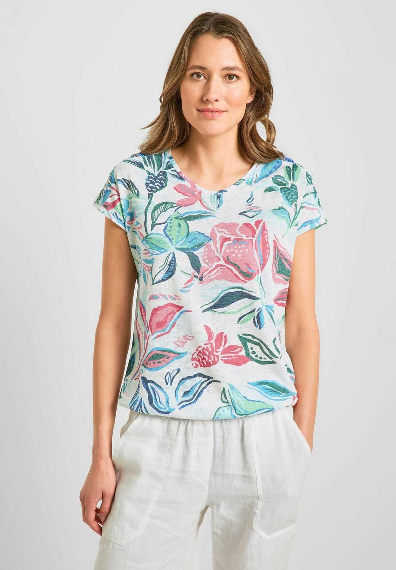 Cecil T-Shirt print - weiß - Zalando.ch