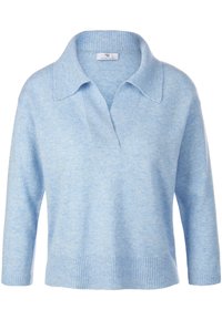 PETER HAHN NEW - Strickpullover - hellblau - Zalando.ch